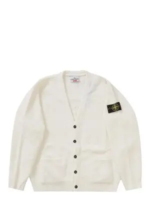 Supreme Stone Island Bouclé Cardigan - White