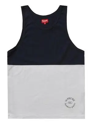 Supreme Split Tank Top - Navy Blue