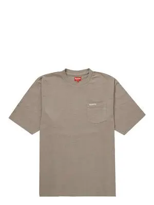 Supreme Short Sleeve Pocket Tee Shirt - Taupe