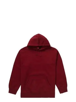 Supreme Rhinestone Script Hooded Sweatshirt - Cardinal