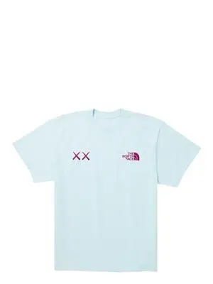 KAWS X The North Face Tee Shirt - Ice Blue