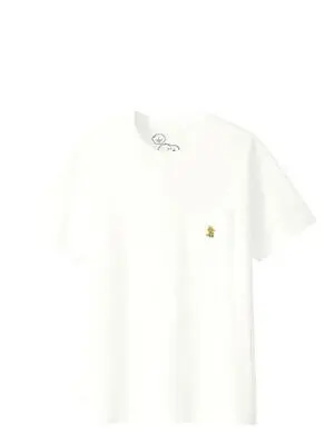 KAWS X Uniqlo X Peanuts Woodstock Pocket T-shirt - White