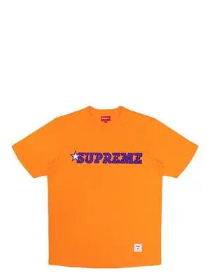 Supreme Star Logo Short Sleeve Top - Orange