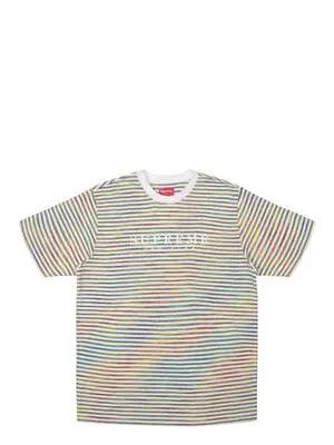 Supreme Static Stripe Top White