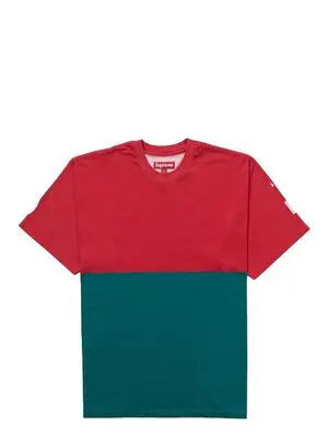 Supreme Split Short Sleeve Top - Red