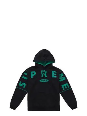 Supreme Spread Logo Hooded Sweatshirt - Black