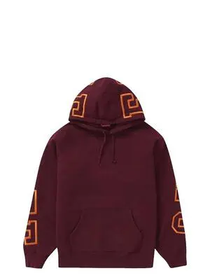 Supreme State Hooded Sweatshirt - Burgundy