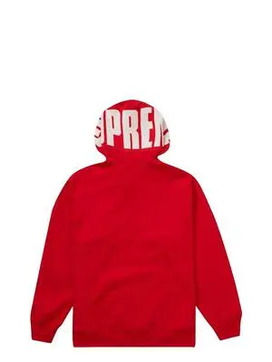 Supreme Rib Hooded Sweatshirt - Red