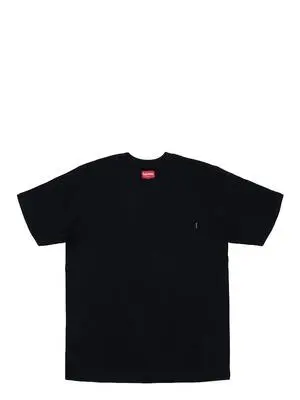 Supreme Short Sleeve Pocket Tee Shirt - Black