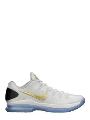 Nike Kd 5 Elite+ Sneakers - White/metallic Gold/black
