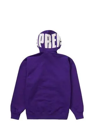 Supreme Rib Hooded Sweatshirt - Purple