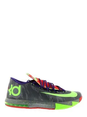 Nike Kd 6 Energy Sneakers - Cool Grey/electric Green/bright Crimson