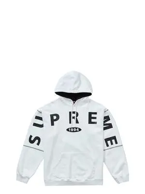 Supreme Spread Logo Hooded Sweatshirt White