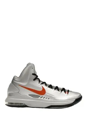 Nike Kd 5 Texas Sneakers - Metallic Silver/desert Orange/sport Grey