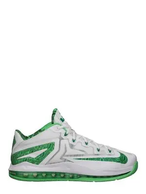 Nike Lebron Low Sneakers - White/green Metallic