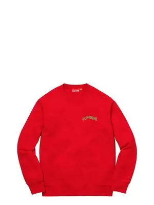 Supreme Step Arc Crewneck Sweatshirt - Red