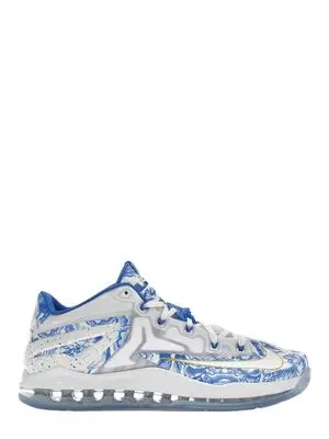 Nike Lebron Low China Sneakers - White/hyper Cobalt Blue/univ Blue
