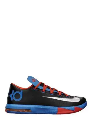 Nike Kd 6 Away Sneakers - Black/metallic Silver/team Orange