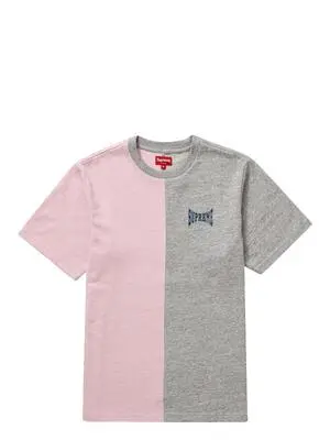 Supreme Split Short Sleeve Top - Heather Grey