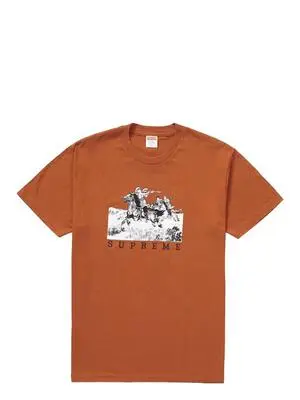 Supreme Riders Tee Shirt Rust