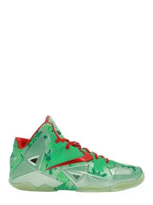 Nike Lebron Christmas Sneakers - Green Glow/light Crimson/arctic Green