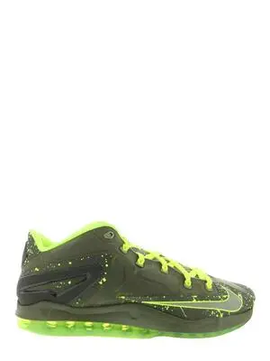 Nike Lebron 11 Low Dunkman Sneakers - Medium Khaki/volt/olive