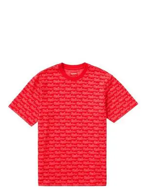 Supreme Stay Positive Jacquard Short Sleeve Top - Red