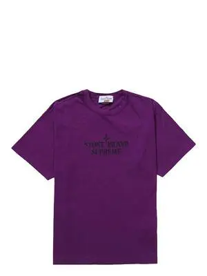 Supreme Stone Island Short Sleeve Top Purple