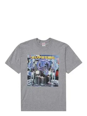 Supreme Richest Tee Shirt Heather Grey