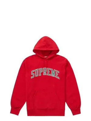 Supreme Stars Arc Hooded Sweatshirt - Red