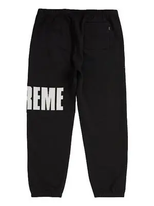 Supreme Rib Sweatpant - Black