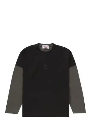 Supreme Stone Island Long Sleeve Top - Black
