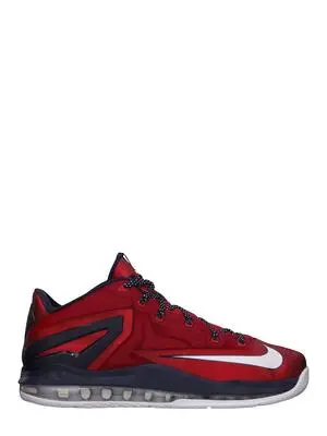 Nike Lebron Low Independence Day Sneakers - University Red/white/obsidian