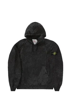 Supreme Stone Island Hooded Sweatshirt Fw23 - Black