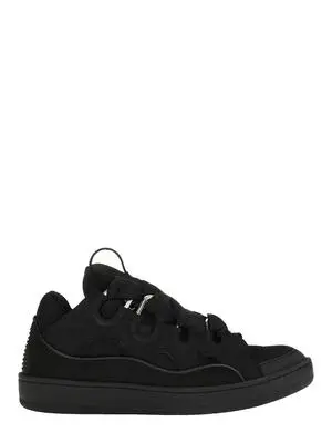 LANVIN Lanvin Leather Curb Triplein Sneakers Black