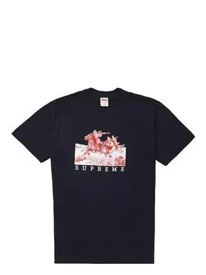 Supreme Riders Tee Shirt Navy Blue