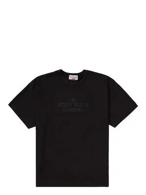 Supreme Stone Island Short Sleeve Top - Black