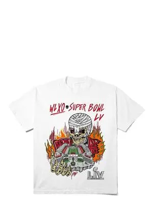 THE WEEKND X Warren Lotas Xo Super Bowl Lv Tee Shirt - White