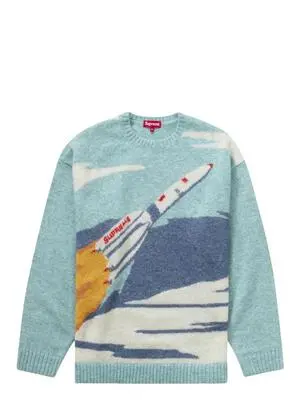 Supreme Rocket Graphic Sweater - Blue