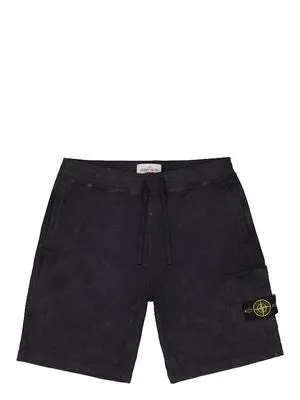 Supreme Stone Island Sweatshort - Black