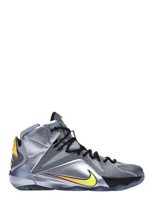 Nike LeBron 12 Flight Wolf Grey/bright Citrusone-colorblack