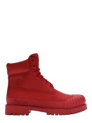 Timberland 6" Premium Bee Line Rubber Toe Wp Boots - Red Nubuck