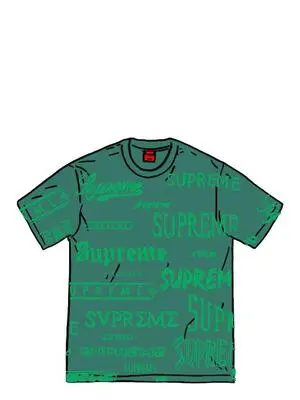 Supreme Logo Tee Shirt - Dark Teal