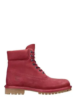 Timberland 6" Boot Burgundy Nubuck - Pomegranate
