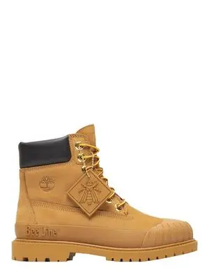 Timberland 6" Premium Bee Line Rubber Toe Wp Boots - Wheat Nubuck