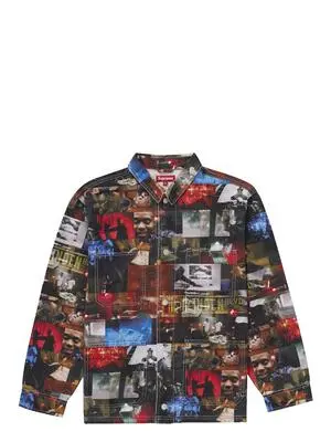 Supreme Nas And Dmx Collage Denim Chore Coat - Multicolor
