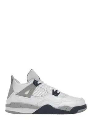 JORDAN 4 Retro Midnight Navy Ps - White/midnight Navy Blue/light Smoke Grey