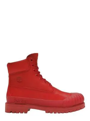 Timberland 6" Premium Bee Line Rubber Toe Wp Boots - Red Nubuck