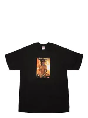 Supreme Nan Goldin Kim In Rhinestone Tee Shirt Black
