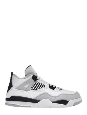 JORDAN Air Jordan 4 Retro Military Black PS White/black/neutral Grey
